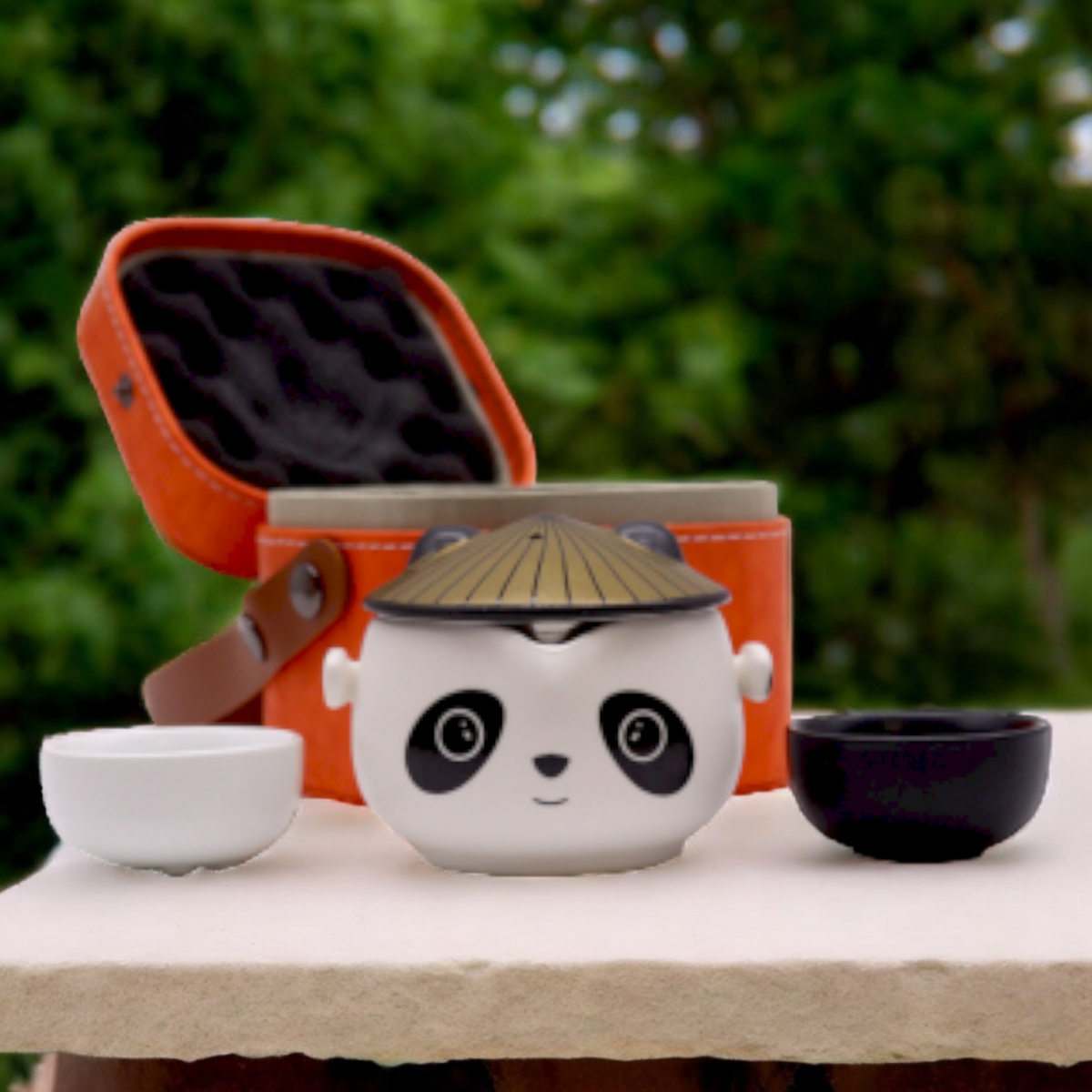 Panda Teapot Set - Two Cups - Travel Pack — Pixie Paradise